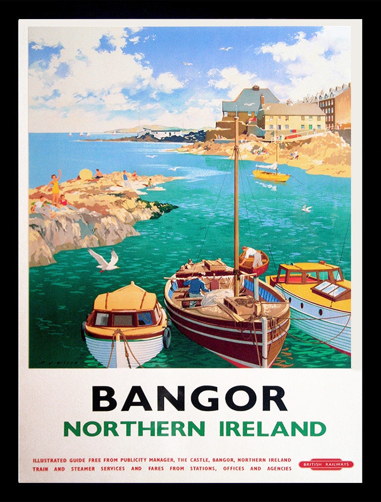 Travel Posters | Ireland | Long Hole Bangor | Yard Gallery