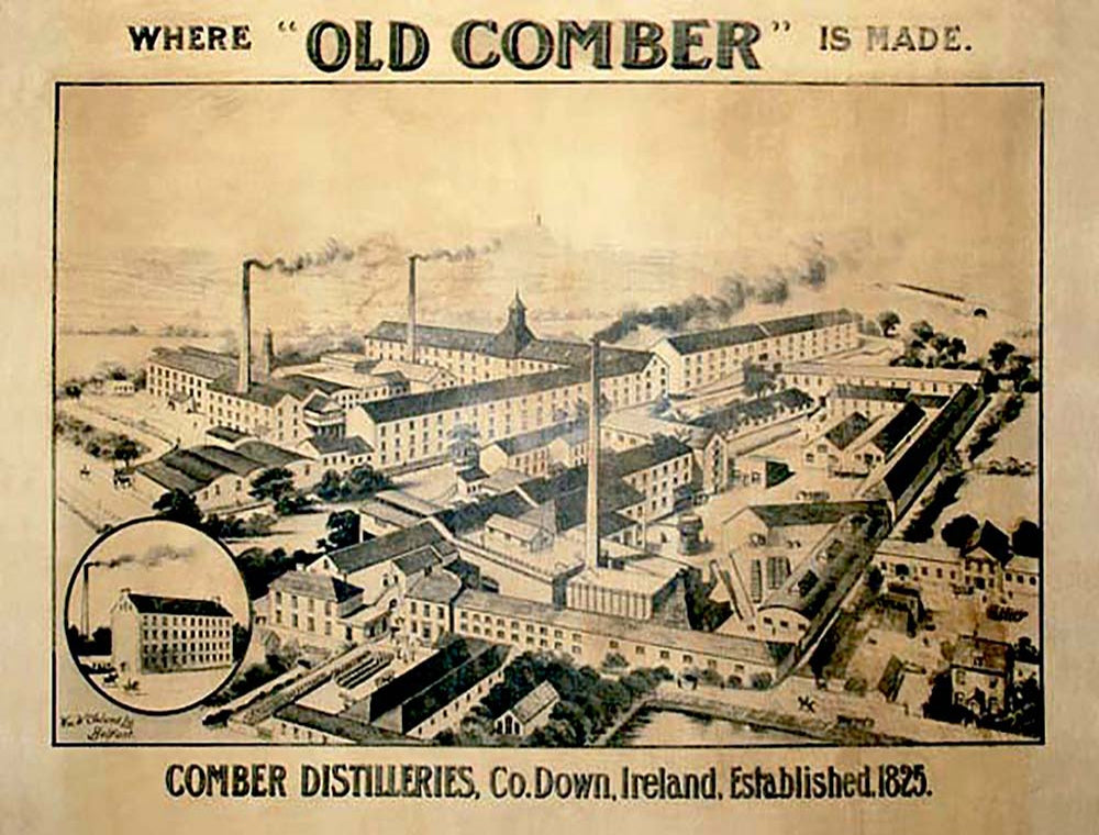 Travel Posters | Ireland | Old Comber Distillery | Yard Gallery