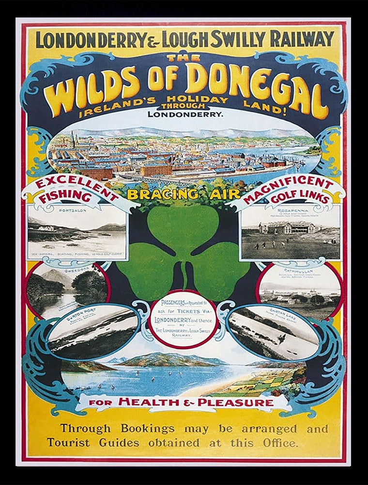 Travel Posters | Wilds of Donegal | Ireland Print | Yard Gallery