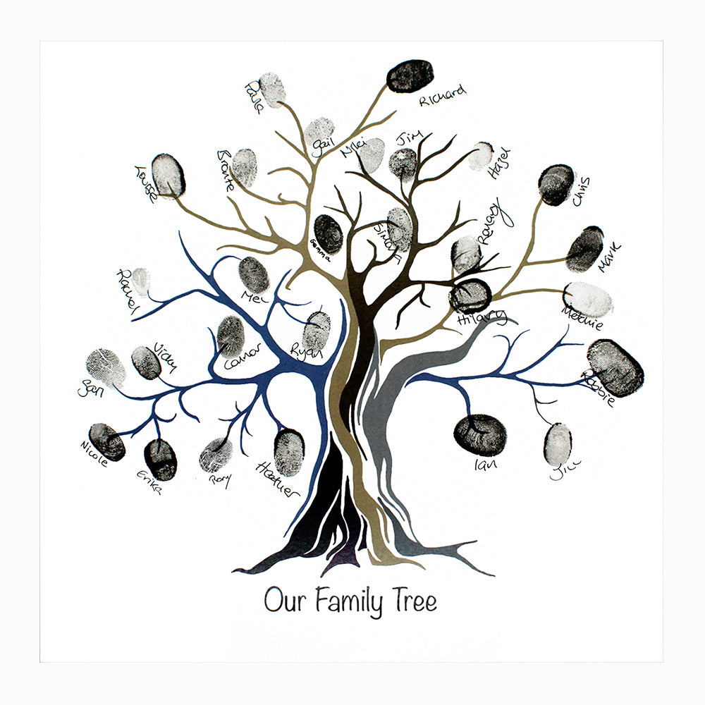 Artistic Family Tree Template Family Tree Diagram Stock Illustrations