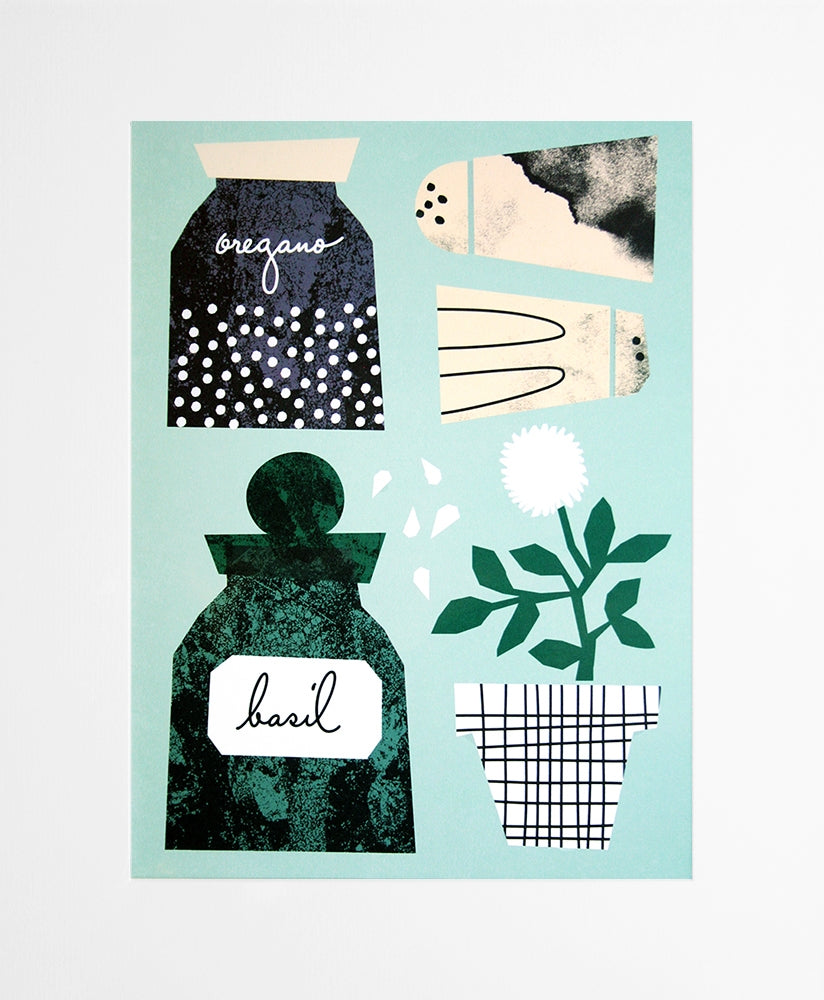 Basil | Contemporary Poster | Darling Clementine | Yard Gallery