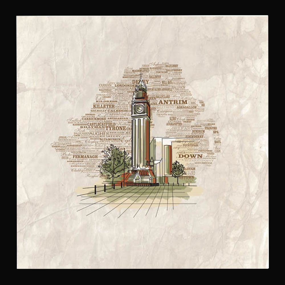 Belfast Prints | Albert Clock | Chris Tully | Yard Gallery