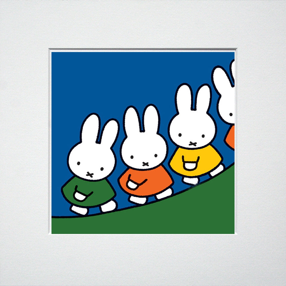 Miffy Prints | Dick Bruna | Walking Up A Hill | Yard Gallery
