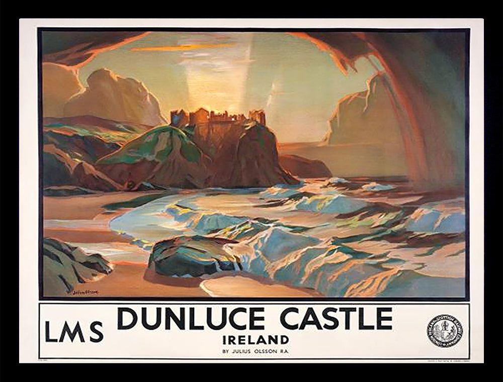 Travel Posters | Dunluce Castle Co Antrim | Yard Gallery