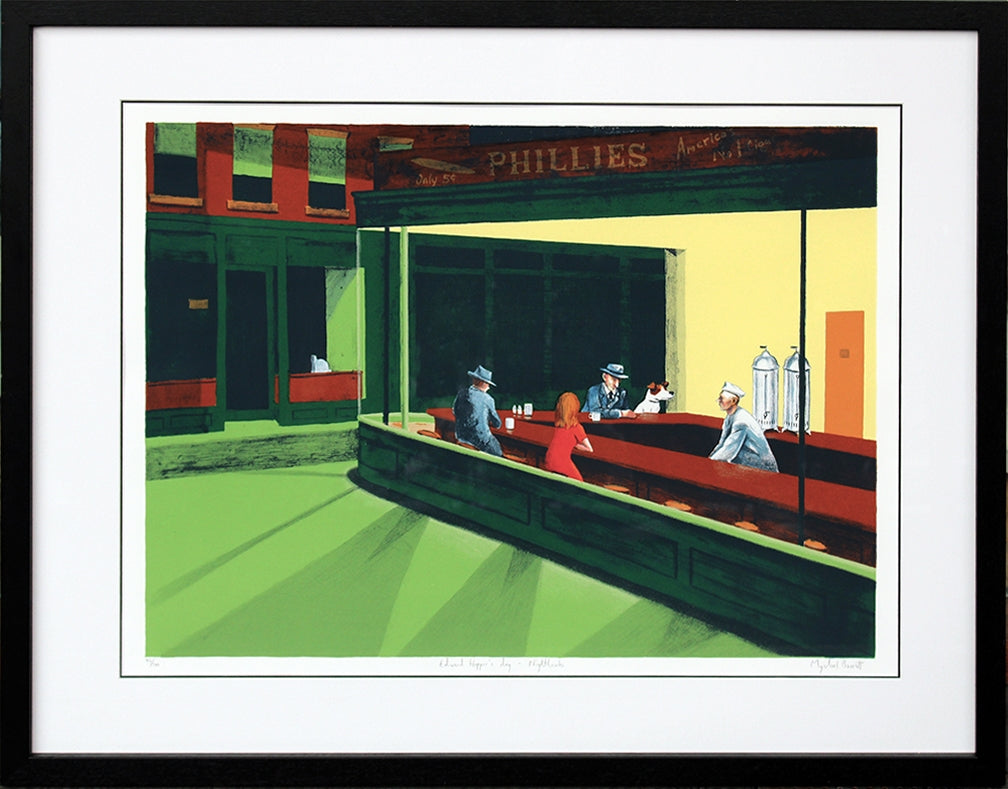 Mychael Barratt | Edward Hopper's Dog - Nighthawks | Yard Gallery