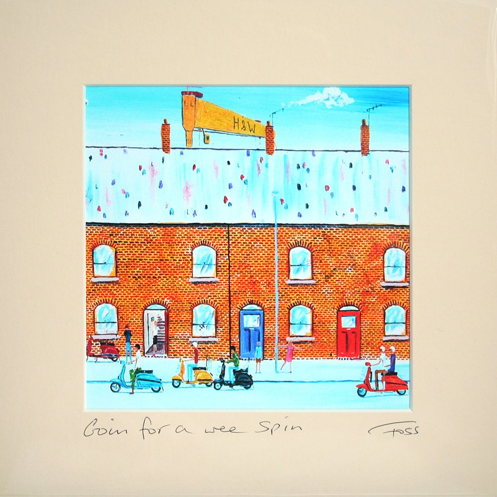 Foss | Belfast Prints | Going For a Wee Spin | Yard Gallery