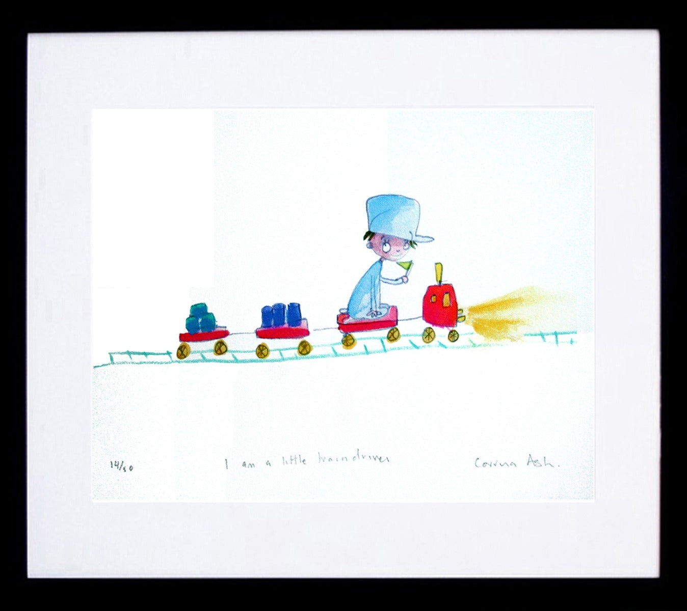 Nursery Prints | Train Driver | Corrina Askin | Yard Gallery