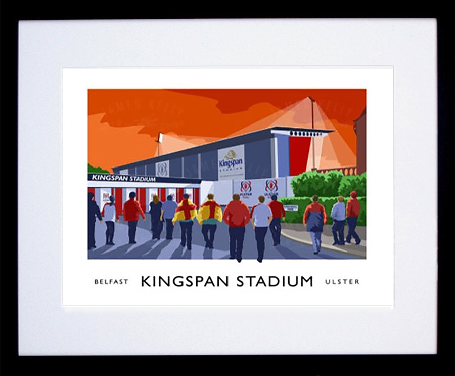 James Kelly Prints | Travel Poster | Kingspan Stadium – Yard Gallery
