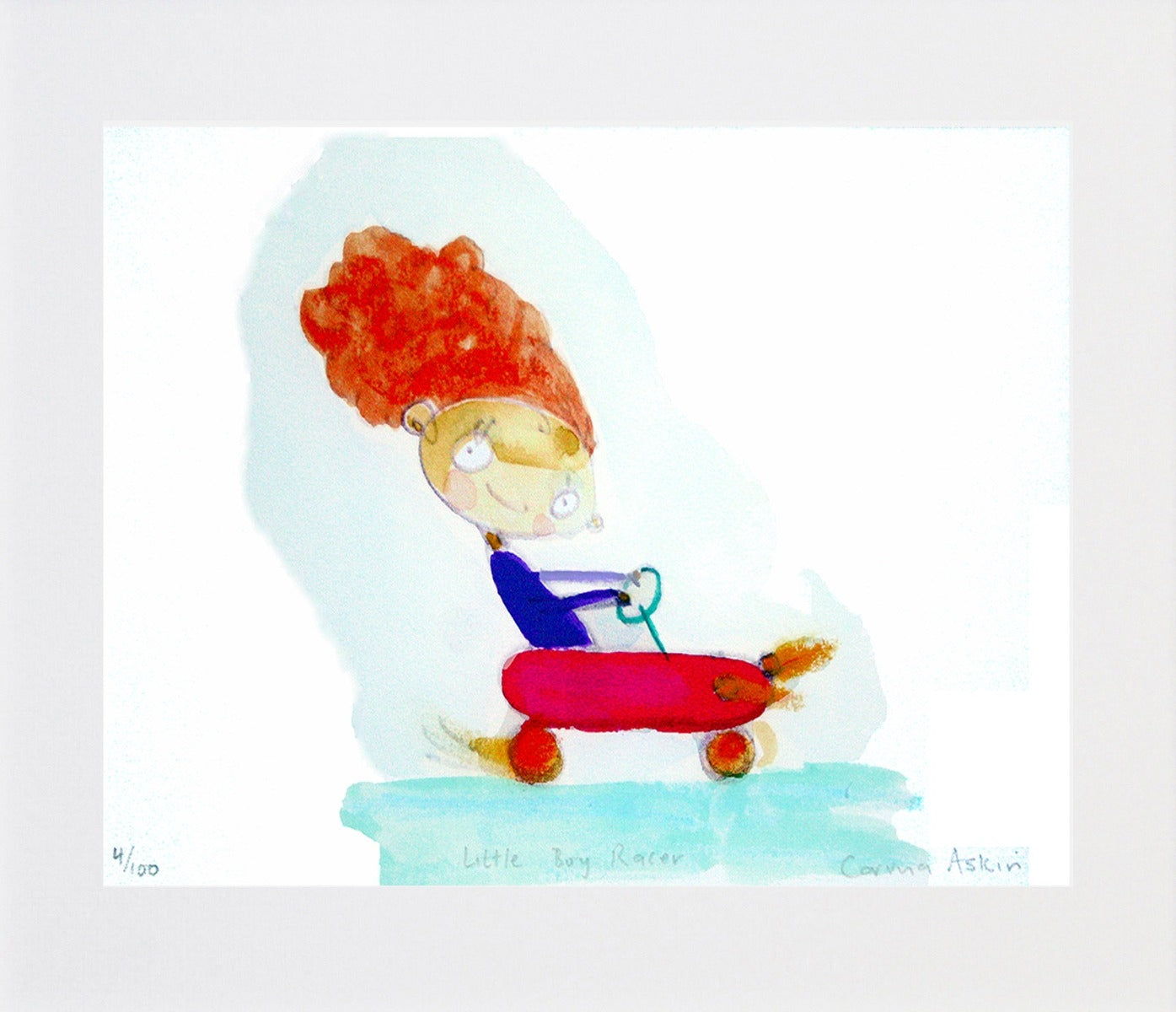 Nursery Prints | Little Boy Racer | Corrina Askin | Yard Gallery