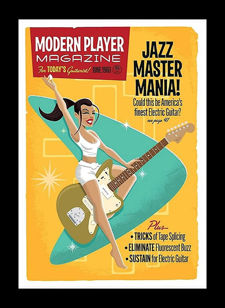 Neal McCullough | Modern Player - Jazzmaster | Art Print | Yard Gallery