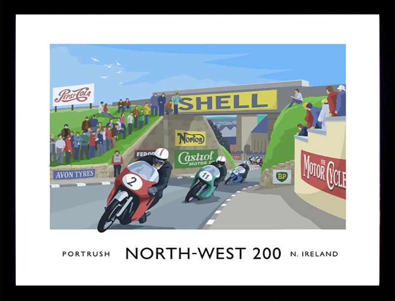 James Kelly Prints | North West 200 Portrush | Yard Gallery