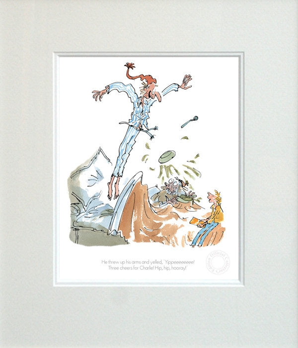 Roald Dahl Prints | Charlie | Three Cheers for Charlie – Yard Gallery
