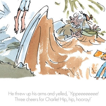 Roald Dahl Prints | Charlie | Three Cheers for Charlie – Yard Gallery