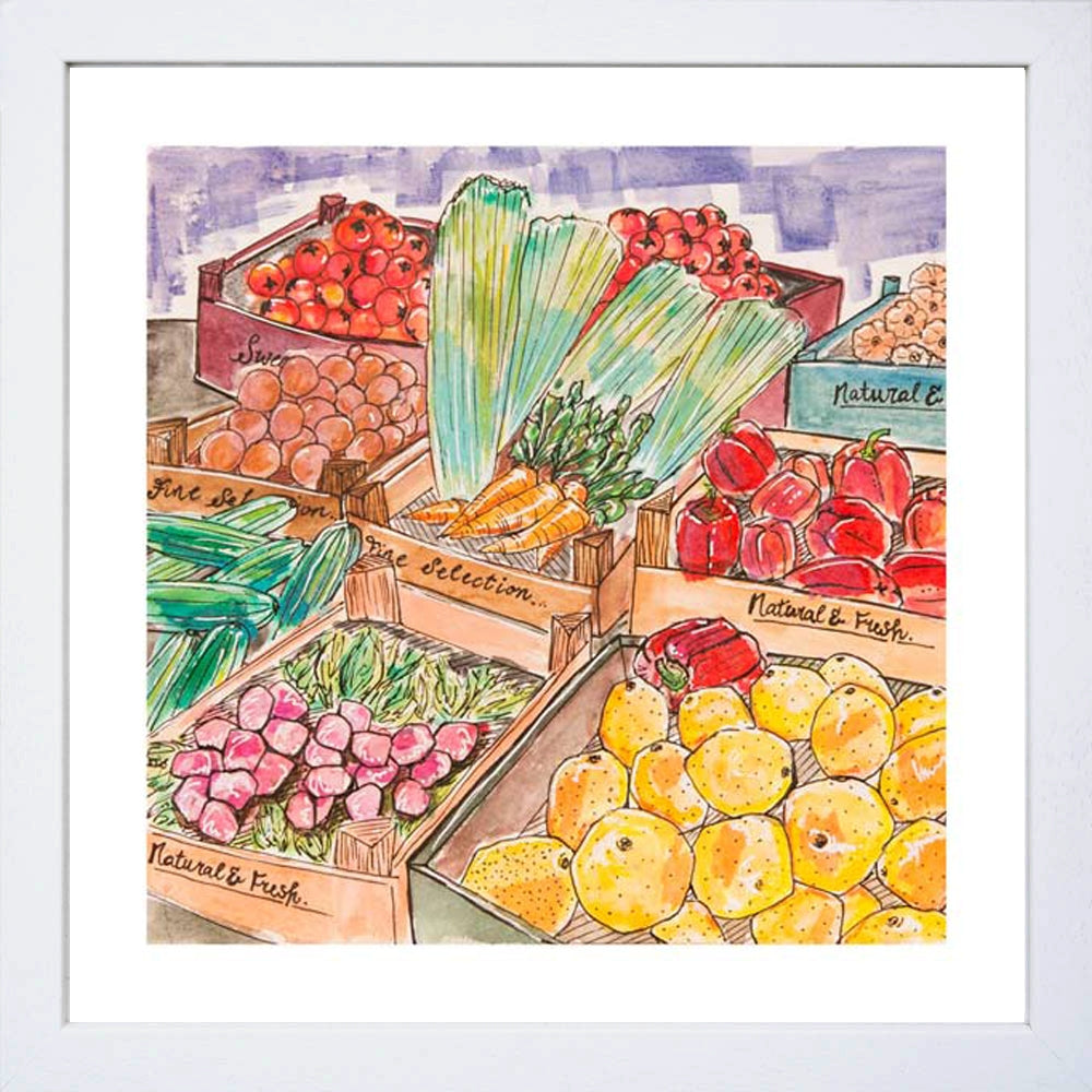 St Georges market Fruit & Veg Stall | Belfast | Helen Laird – Yard Gallery